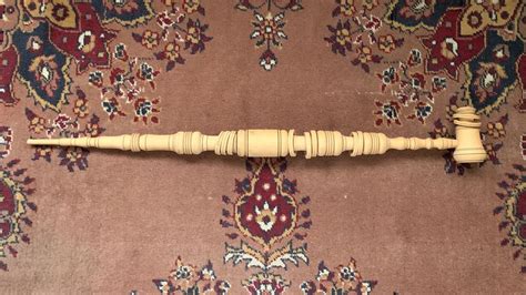 Голяма стара луксозна автентична декоративна дървена лула 90см гр Панагюрище • Olx Bg