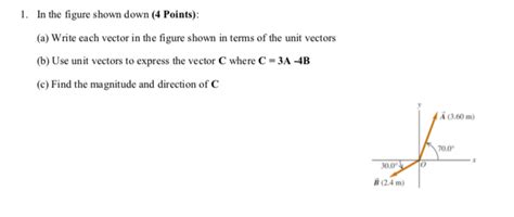 Solved In The Figure Shown Down Points A Write Each Chegg
