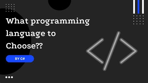 What Programming Language Should You Choose Youtube
