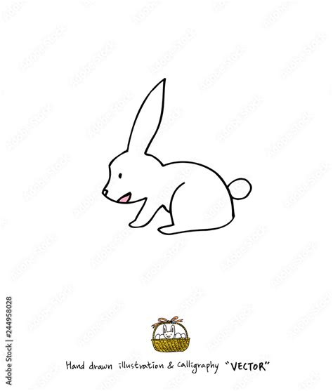 부활절 손으로 그린 부활절 일러스트 Stock Vector Adobe Stock