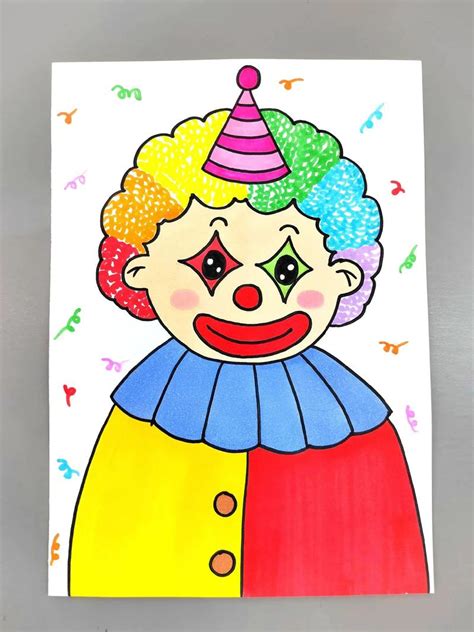 各种各样的小丑简笔画 各种各样的小丑简笔画怎么画 苗苗知道