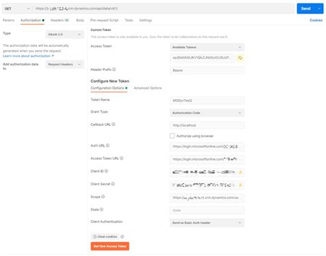 Connect To Microsoft Dynamics 365 With Refresh Token Oauth Authentication