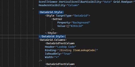 Librarys Datagrid Style Is Lost When Giving Custom Properties In Xaml · Issue 485 · Lepoco