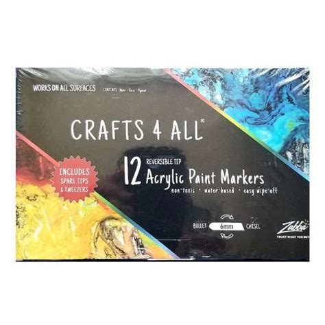 Acrylic Paint Markers 6mm 12 Paint Markers The Craft Corner