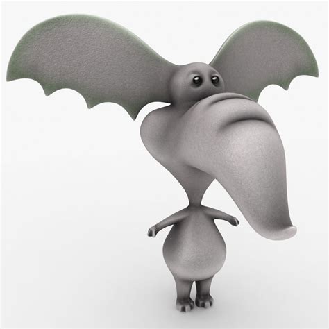 만화 코끼리 3d 모델 29 Unknown 3ds Obj Fbx Max Free3d