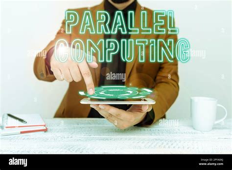 inspiration showing sign parallel computing business approach