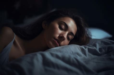 Premium Ai Image Woman Sleeping Sweet Generate Ai