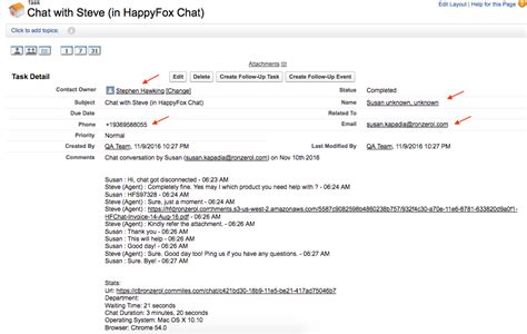 enable integration with salesforce happyfox chat