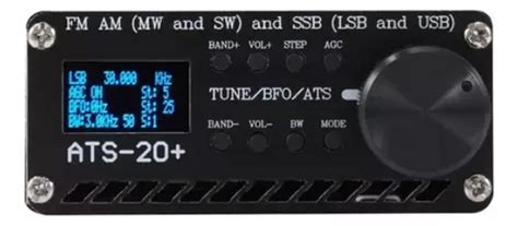 At 20 Receptor Multibanda Am Fm Sw Ssb Si4735 Dsp Parcelamento Sem Juros