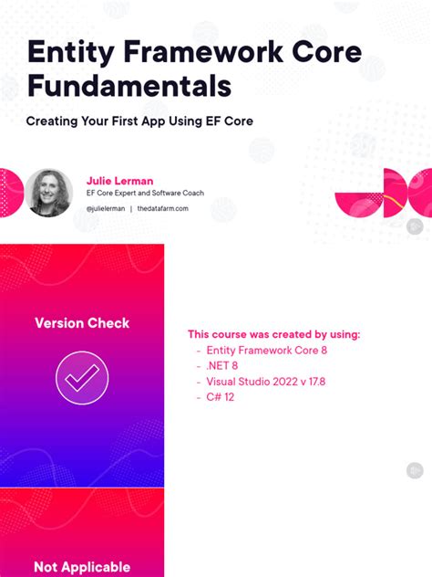 creating your first application using ef core slides pdf entity