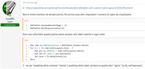 B XTable Not Everything Is Clear For Me Change Font And Size B X Programming Forum