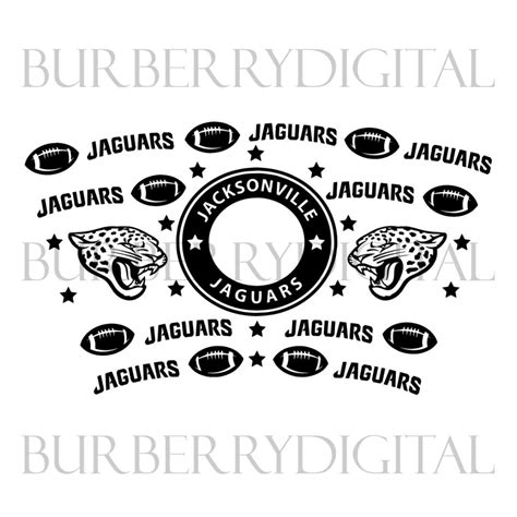 Jacksonville Jaguars Starbucks Wrap Svg Sport Svg Football Inspire Uplift