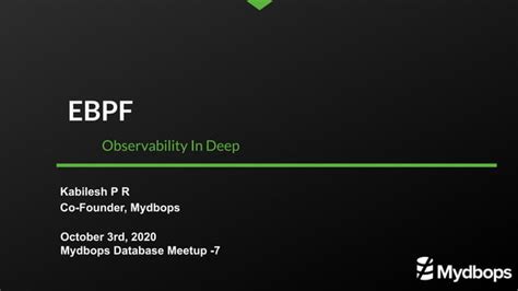 Ebpf Observability In Deep Pdf Operating Systems Computer Software And Applications