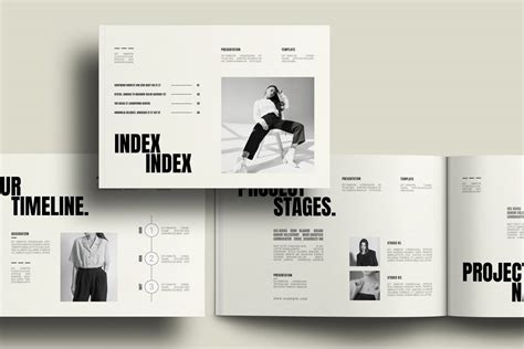 Project Proposal Brochure Landscape Template Behance