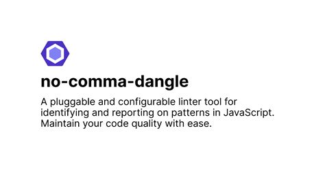 no comma dangle eslint pluggable javascript linter