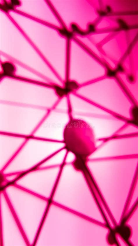 Blur Background Of Sphere Network Connection Stock Photo Image Of Chaotic Data