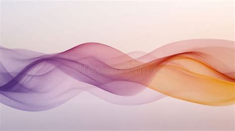 Abstract Waves In Soft Colors Create A Calming Visual Effect Stock Illustration Illustration