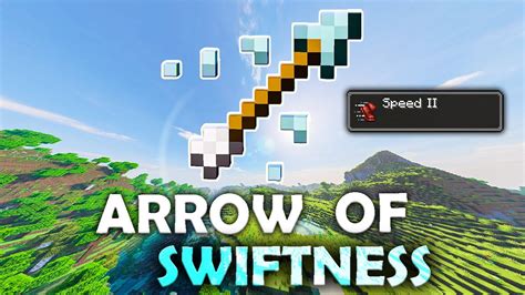 How To Make The Arrow Of Swiftness In Minecraft I The Swiftness Arrow