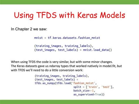 Using Public Datasets With Tensorflowpptx