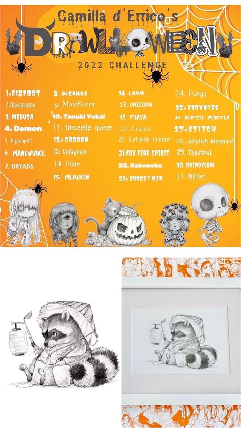 Day 10 Tanuki Yokai By Camilladerrico On Deviantart