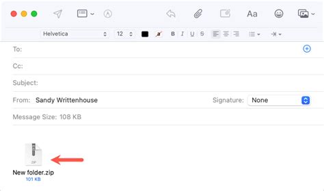 how to attach a folder to an email onlineguys
