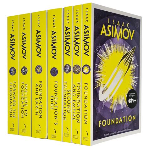 Isaac Asimov The Foundation Series 7 Books Collection Set Foundation