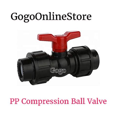 Windmill Pp Compression Poly Ball Valve Pn16 Poly Pipe Stop Valve