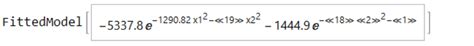 Nonlinear Using NonlinearModelFit For Fitting Equation With Two Variables And Or More