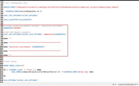 How To Set Custom Environment Variables On Oracle Weblogic Server By