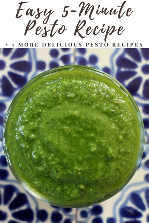 Quick And Easy Pesto Recipe 7 Healthy Pesto Recipes Youll Love