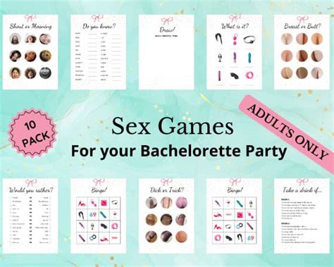 Bachelorette Party Bundle Sex Game For Bachelorette Adult Game