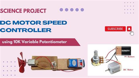 How To Control Dc Motor Speed With A Potentiometer Easy Tutorial