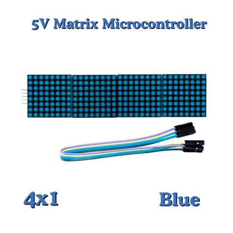 Max7219 8x8 Dot Matrix Microcontroller Module Led Display