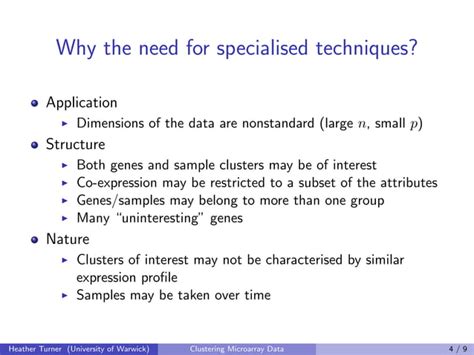 Clustering Microarray Data Pdf Biological Sciences Science