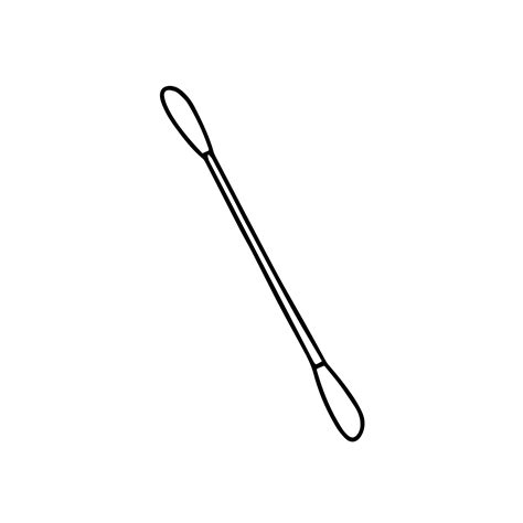 Doodle Q Tips Illustration Doodle Swabs Vector Clip Art 15805815 Vector Art At Vecteezy