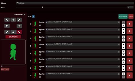 Windrose Animation Sprite Animations