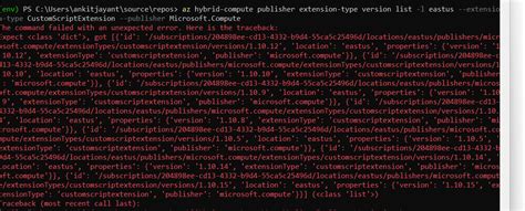Returning A List As Opposed To A Dict While Authoring An Extension