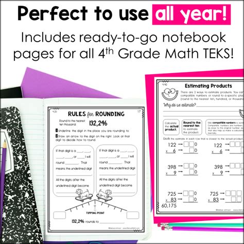 Th Grade Math Interactive Notebook Bundle Marvel Math
