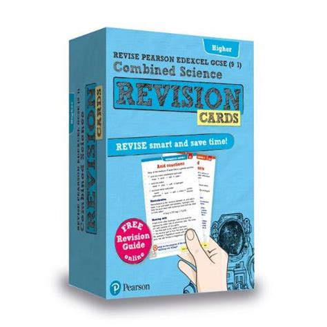 Pearson REVISE Edexcel GCSE Combined Science Higher Revision Cards With Free Online