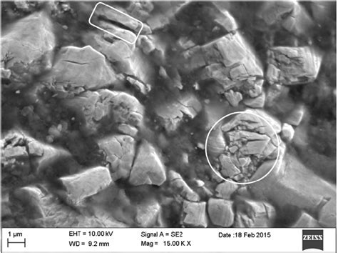 Grain Fragmentation And Grain Removal White Circled Part Shows The Download Scientific Diagram