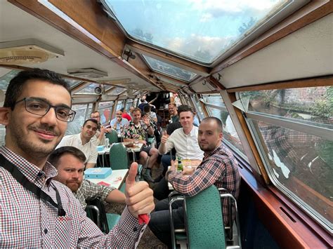 samer sallam on linkedin in the waterways of birmingham with the
