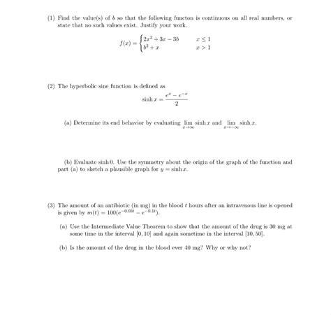 Solved Find The Value S Of B So That The Following Chegg Com