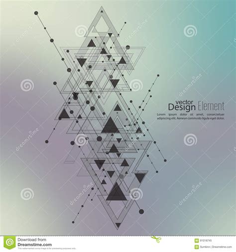 Abstract Vector Background Stock Vector Illustration Of Digital 91018745