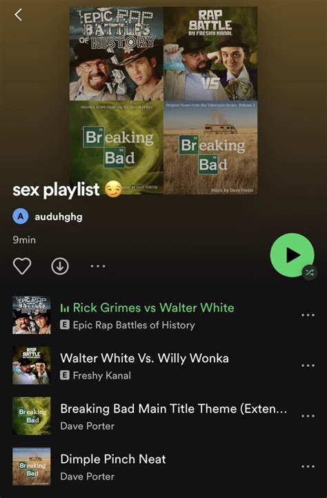 Sex Playlist Rweirdspotifyplaylists