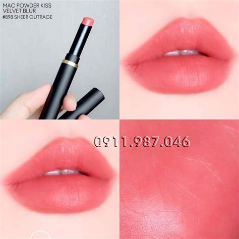 [cây Cao 2023] Son Mac Slim Stick 898 Sheer Outrage Màu Hồng Đào Chính Hãng Pn102193