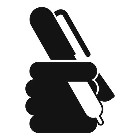 Premium Vector Handwriting Access Icon Simple Vector Data Tone