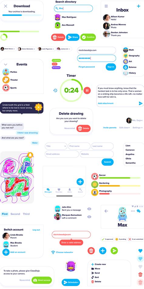 Classdojo Nessie Design System Behance