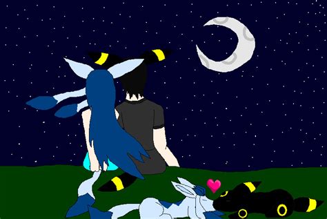 Glaceon And Umbreon Love By Glaceon On Deviantart