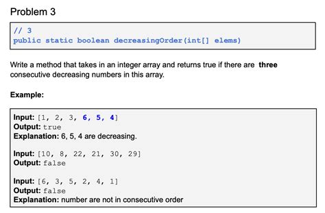 Solved Write A Method That Takes In An Integer Array And Chegg
