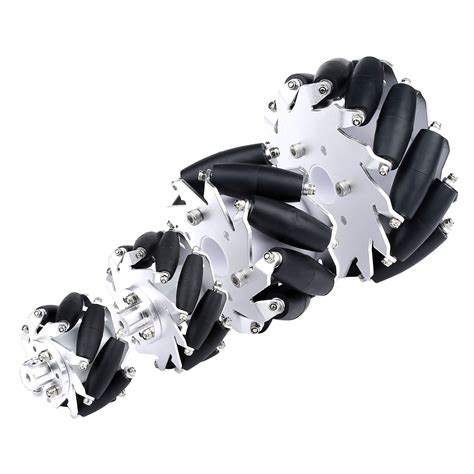 Yfrobot Metal Mecanum Wheels 75mm In Size Come In A Set Of Four With Yfrobot
